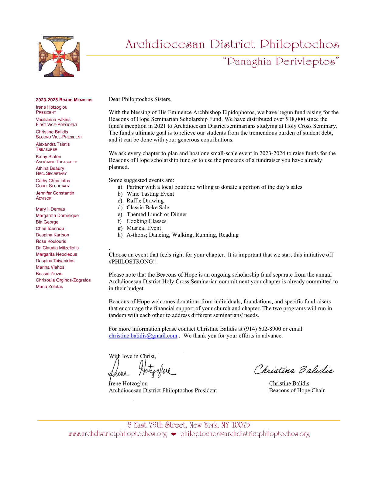 Beacons of Hope | Archdiocesan District Philoptochos